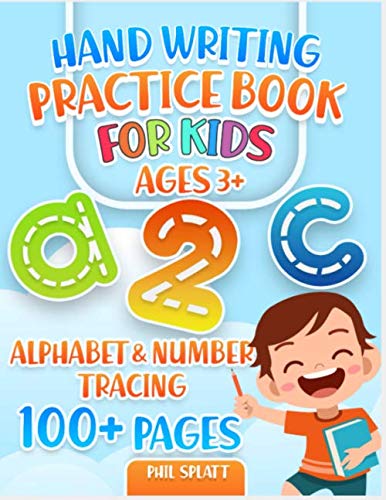 Handwriting Practice book for kids Ages 3+ Alphabet and number Tracing ...