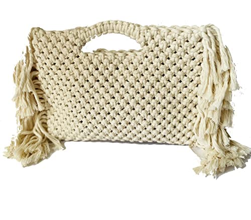 SUTRAM Handmade Macrame Boho Bag Handbag for Women/Girls/Gift Party ...