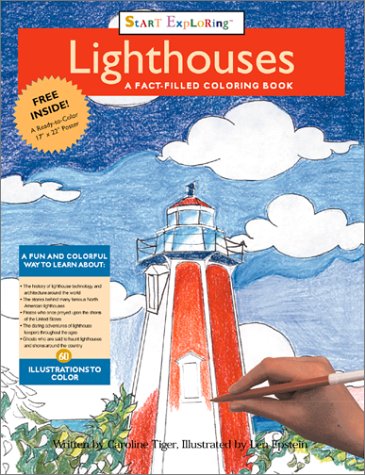 Amazon | Lighthouses: A Fact-filled Coloring Book (Start Exploring, 8 ...