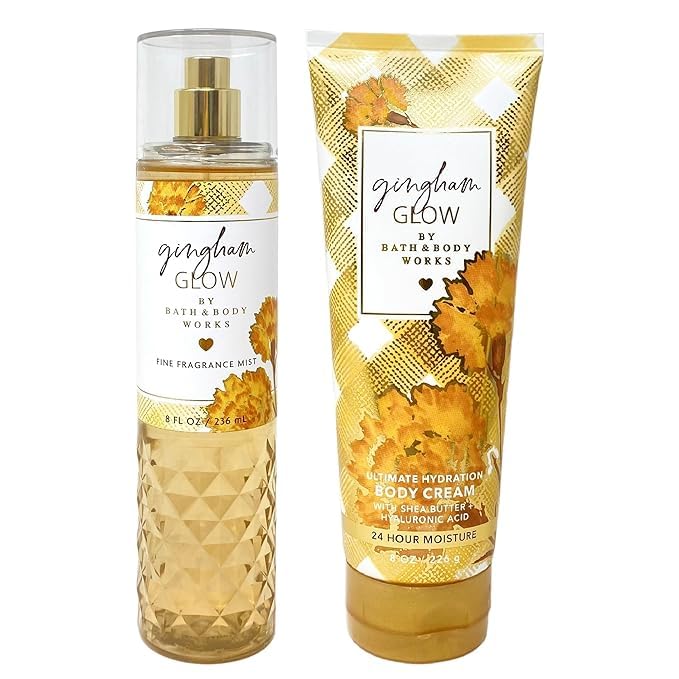 Amazon.com : Gingham Glow Fragrance Mist and Body Cream Bundle - Full ...