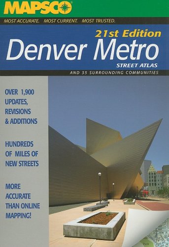 Mapsco Denver Metro Street Guide & Directory: Mapsco, Inc ...