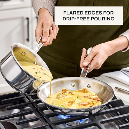 All-Clad - 4108201S All-Clad Kitchen Helper Fry Sauce pan, 8 inch and 1 ...