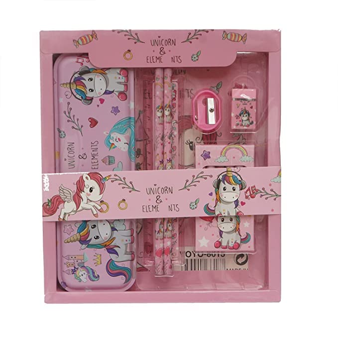 Buy Maruti Unicorn Stationery Set with Unicorn Pencil Eraser Color ...