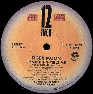 Tiger Moon - Tiger Moon: Something Tell Me (12" Single) [LP Record ...