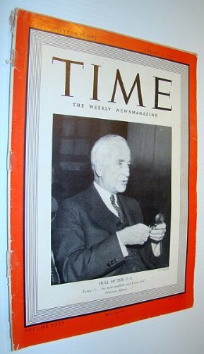 Time Magazine, January 8, 1940 - Cordell Hull Cover Photo: Multiple ...