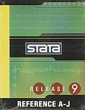 Stata Reference A-j (STATA RELEASE 9): STATA: 9781881228912: Amazon.com: Books