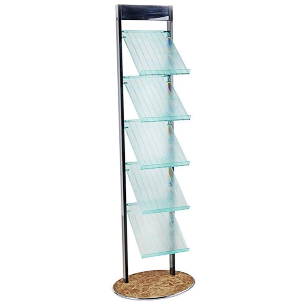 Buy Shelf A4 display stand Data frame multi-layer floor book rack ...