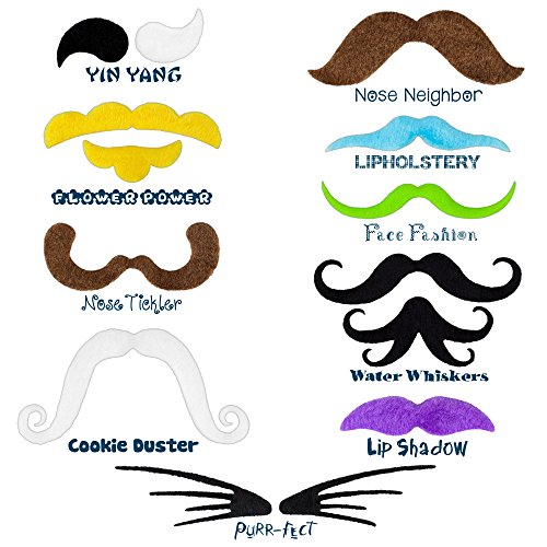 Mrs. Moustachios Top Ten Girliest Mustaches of All Time, Fake Mustache ...