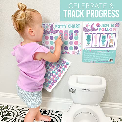 Snapklik.com : Hadley Designs Mermaid Potty Training Chart For Toddler ...