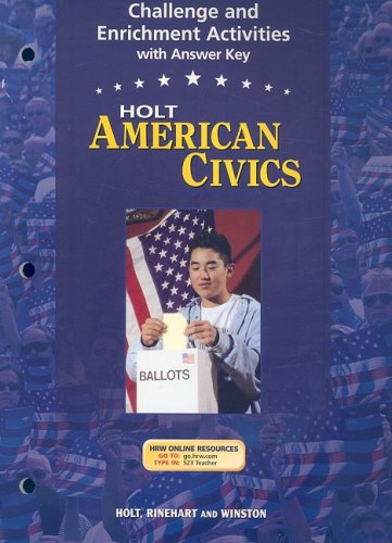 Amazon.com: American Civics Challenge and Enrichment Activities Grades ...
