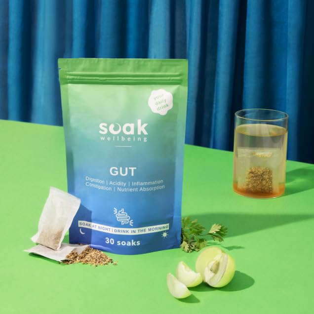 Buy Soak Wellbeing Soak Gut | Healthy Herbs Sachets | Reduce Acidity ...