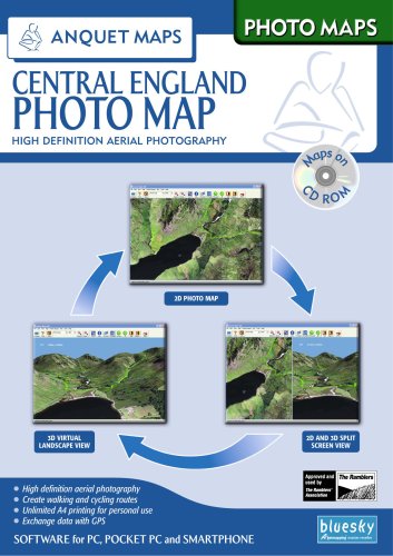 Amazon.in: Buy Anquet Photo Map Central England Book Online at Low ...