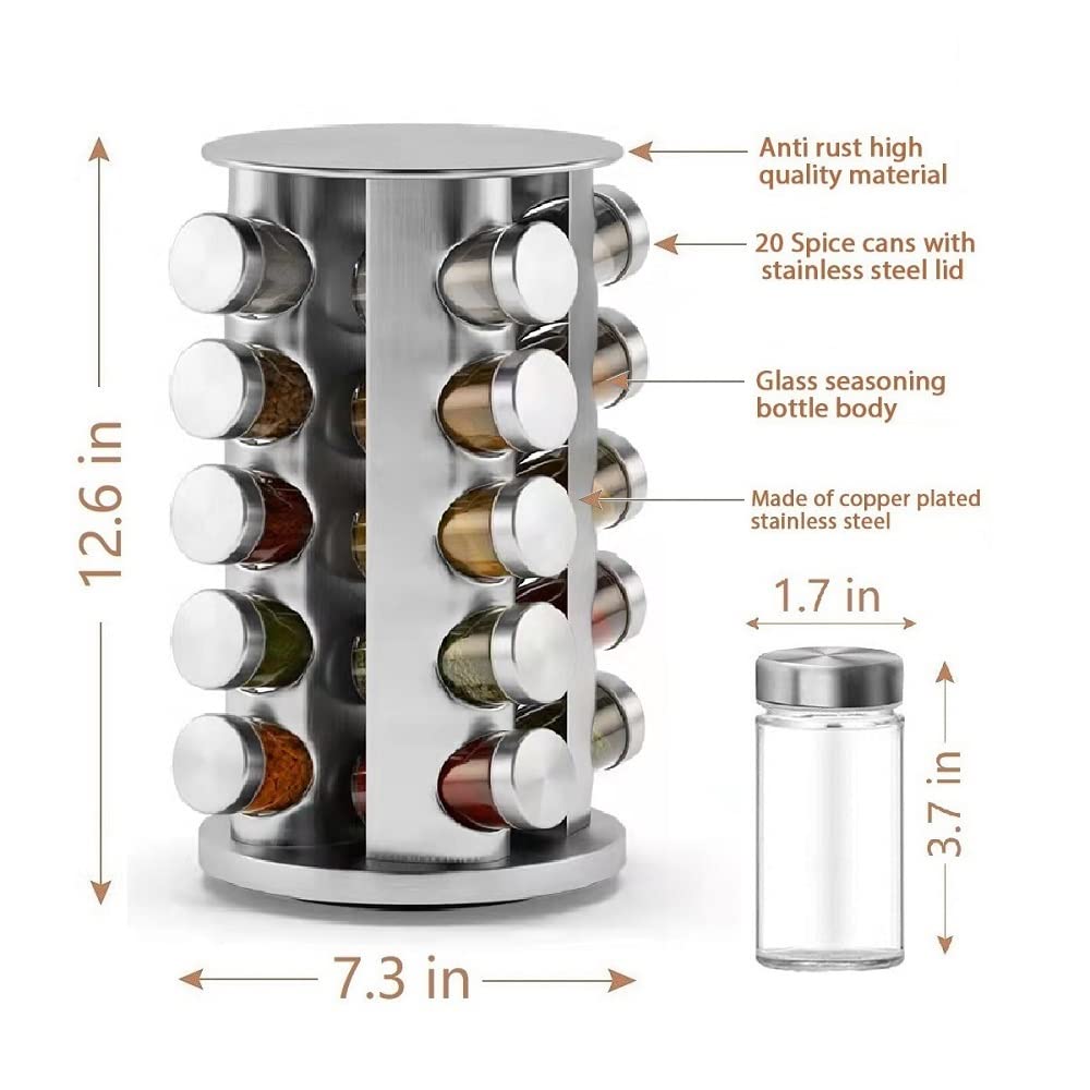 Revolving Spice Rack Organize...B09698V2YG | Encarguelo.com