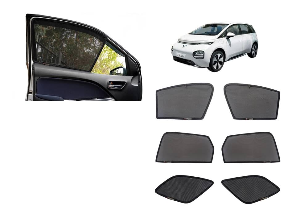 D vigorous Premium Magnetic car Sun Shade for MG Windsor Set of 6 pcs ...
