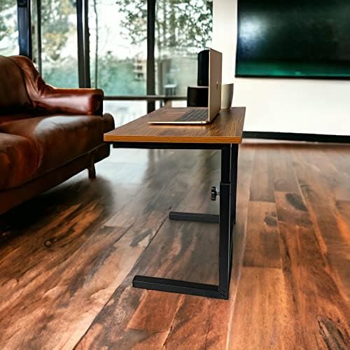 Tinymod Height Adjustable Sofa Side C Shape Table,Laptop Holder End ...