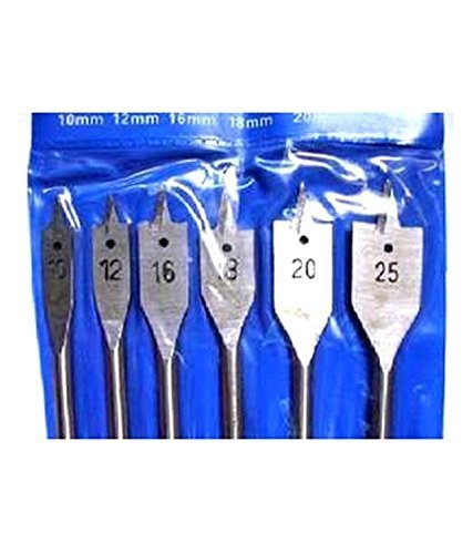 Buy A & Y Traders Flat Drill Bit Set for Wood- 10 mm, 12mm, 16mm, 18mm ...