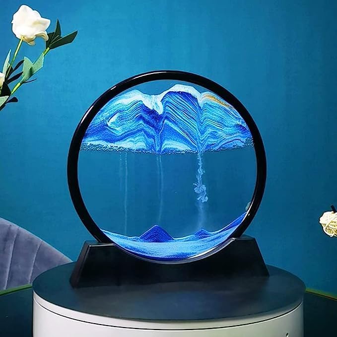 SCILLA 3D Natural Landscape Motion Display Moving Sand Art Picture ...