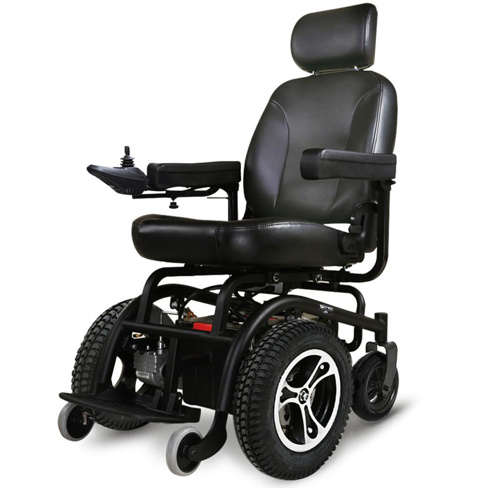 Equipmed Front Wheel Drive Power Electric Wheelchair, Up to 35km Range ...