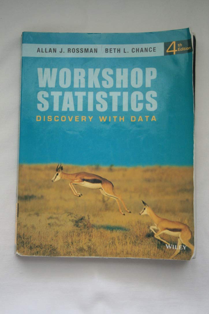 Amazon.com: Workshop Statistics: Discovery with Data: 9780470542088 ...