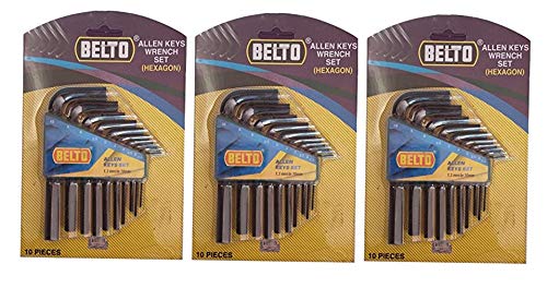 Belto Allen Hex Key Tool Kit Set (3) : Amazon.in: Home Improvement