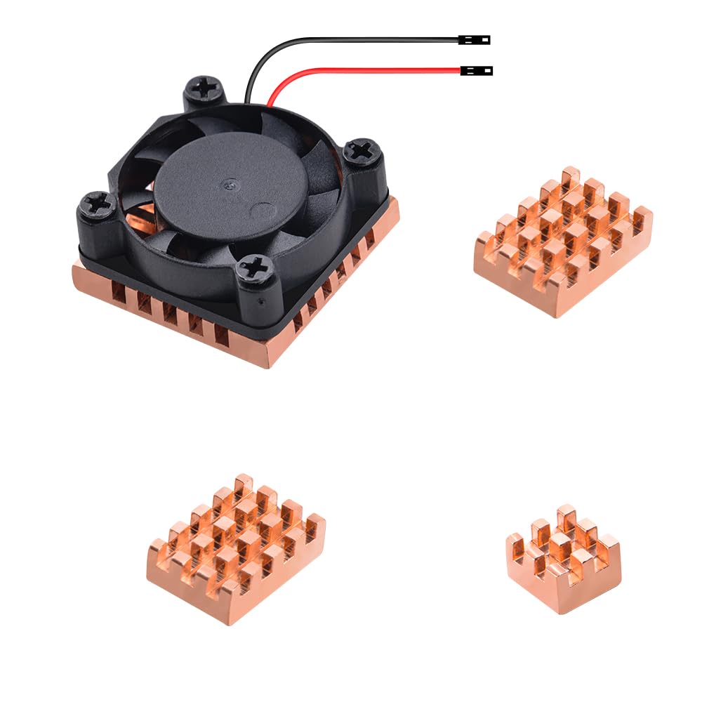 Geeekpicooling Fan Copper Heatsink Pack Cooler Cooling Kit For Orange ...