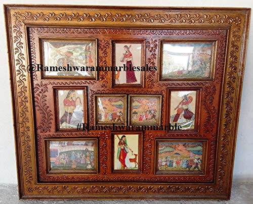 RM Wooden Royal Rajasthan Photo Frame for Home Decorations (2.8 * 2.4ft ...