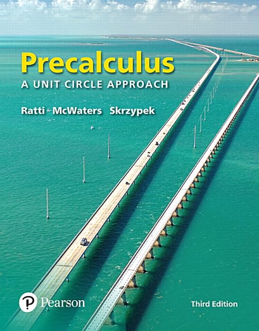 Precalculus: A Unit Circle Approach - MyLab Math with Pearson eText ...