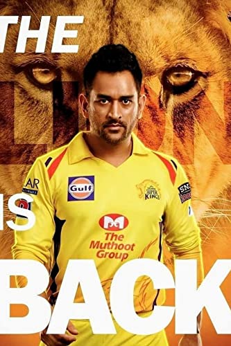 Csk Logo With Dhoni