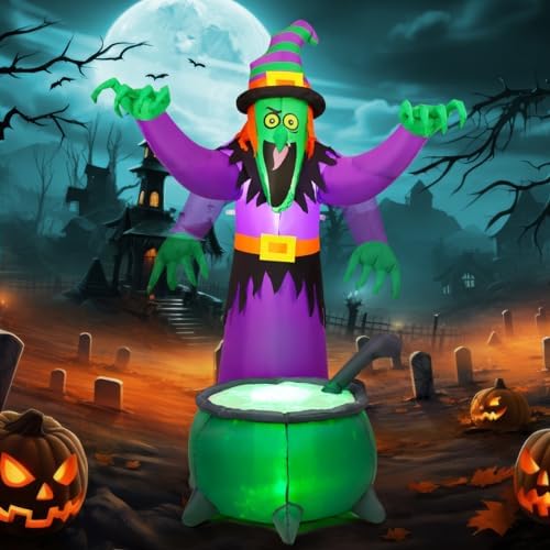 Amazon.com: Funflatable Halloween Inflatables Giant 12.5 FT Haunted ...