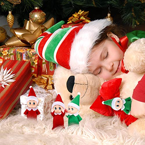 Snapklik.com : 6 Pieces Tiny Elf Doll Christmas Baby Boy And Girl Elf ...