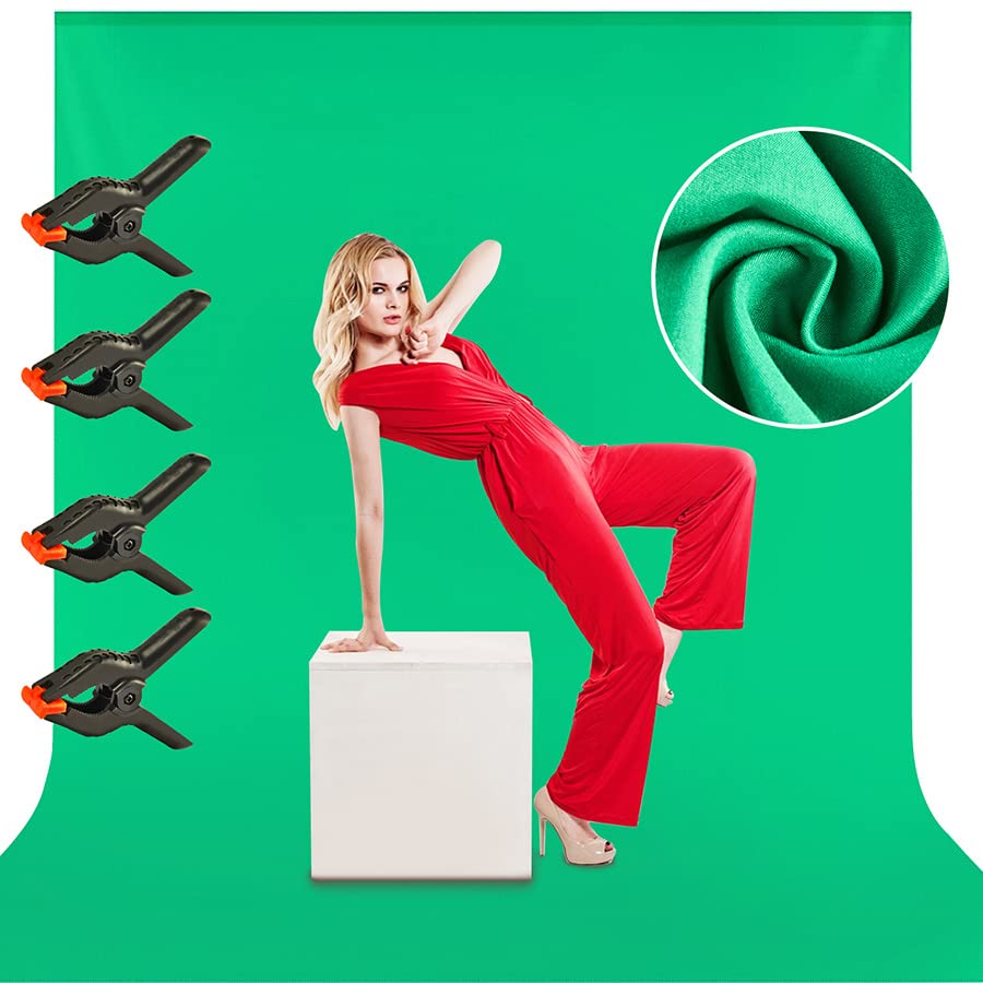 Buy ALKHOURI Chromakey Green Screen Backdrop High-Density Opaque, 10×6. ...