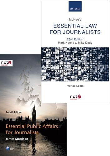McNae's Essential Law for Journalists and Essential Public Affairs for ...