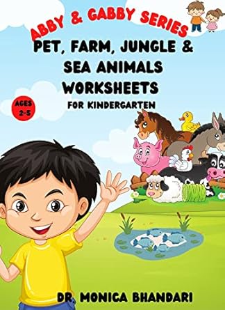 Amazon.in: Buy Pet, Farm, Jungle & Sea Animals Worksheets for ...