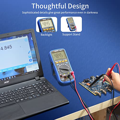 OWON B35T+ Digital Multimeter, 6000 Counts Datalogger Multi meter ...