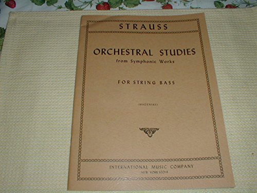Amazon.com: Strauss Orchestral Studies from Symphonic Works for String ...