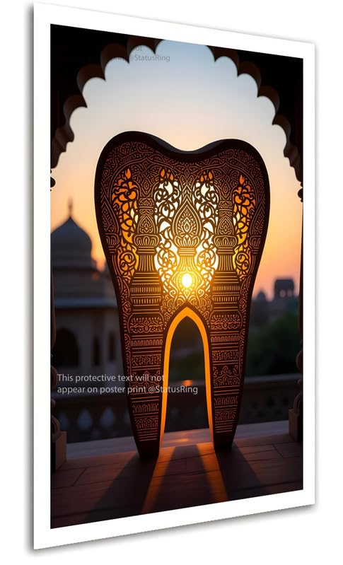 Eva tooth light SG103 Dentist Clinic Poster without frame Status Ring ...