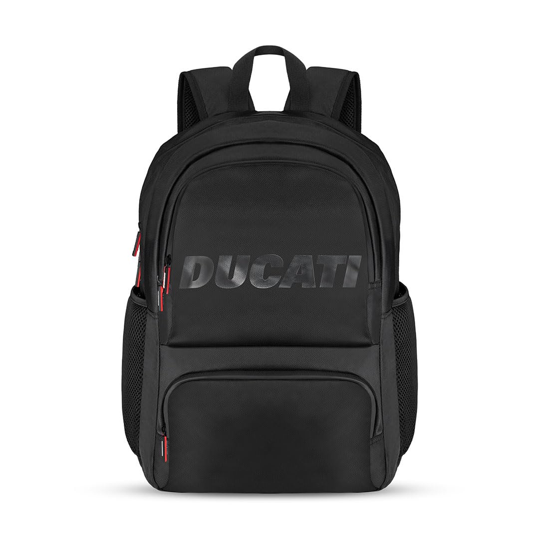 Buy Ducati Calmo Black Backpack Bag. Overnighter Travel Backpack, Water ...