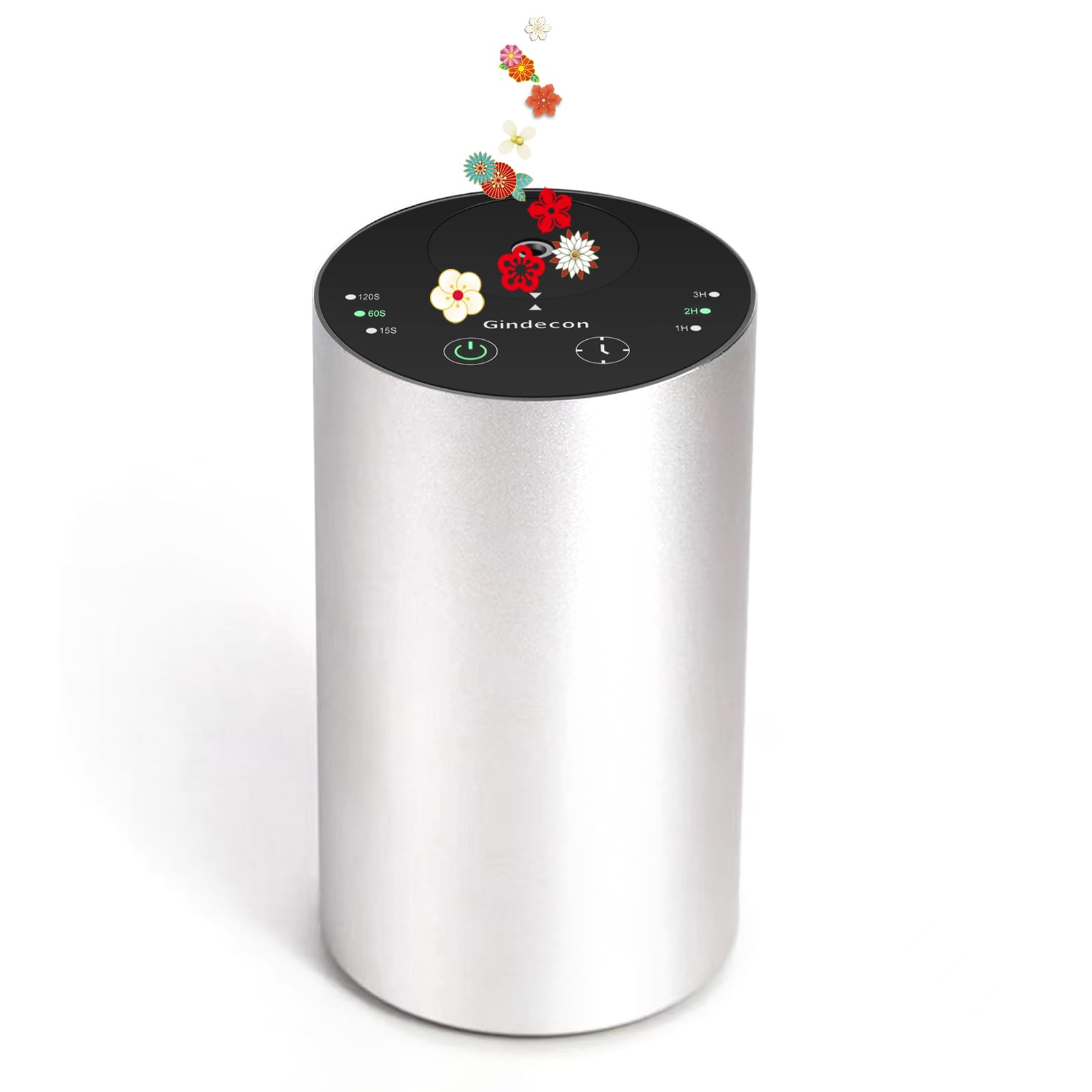 Gindecon Waterless Essential Oil Diffuser, Portable Waterless ...