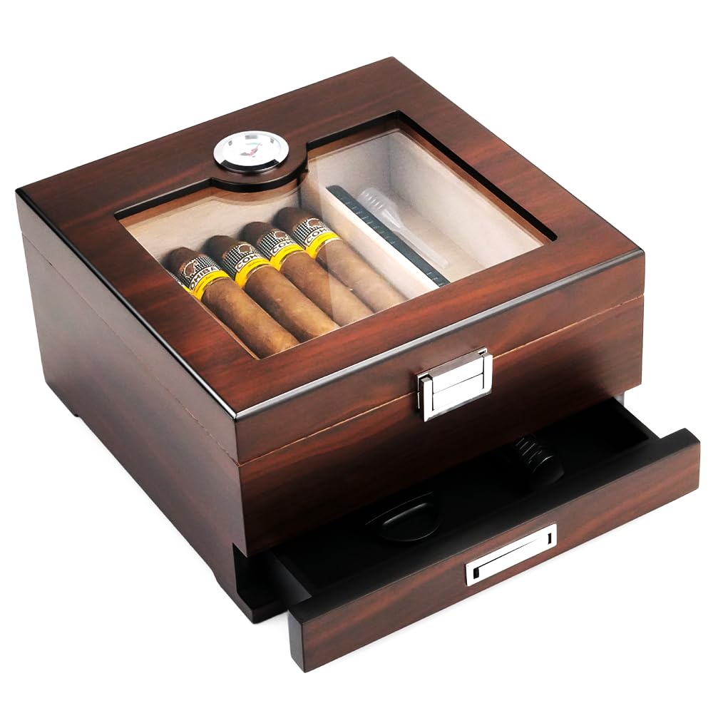 Amazon.com: Bald Eagle Cigar Humidor, Handmade Box with Humidifier ...