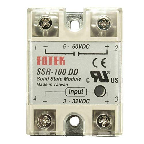 3NH® SSR-100 DD Solid State Module Solid-State Relay DC-DC 100A 3-32V ...