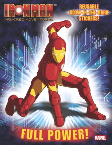 Amazon | Full Power! (Marvel: Iron Man) (Glow-in-the-Dark Sticker Book ...