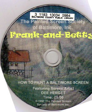 Amazon.com: HOW TO PAINT A BALTIMORE SCREEN (The Painted Screen of ...