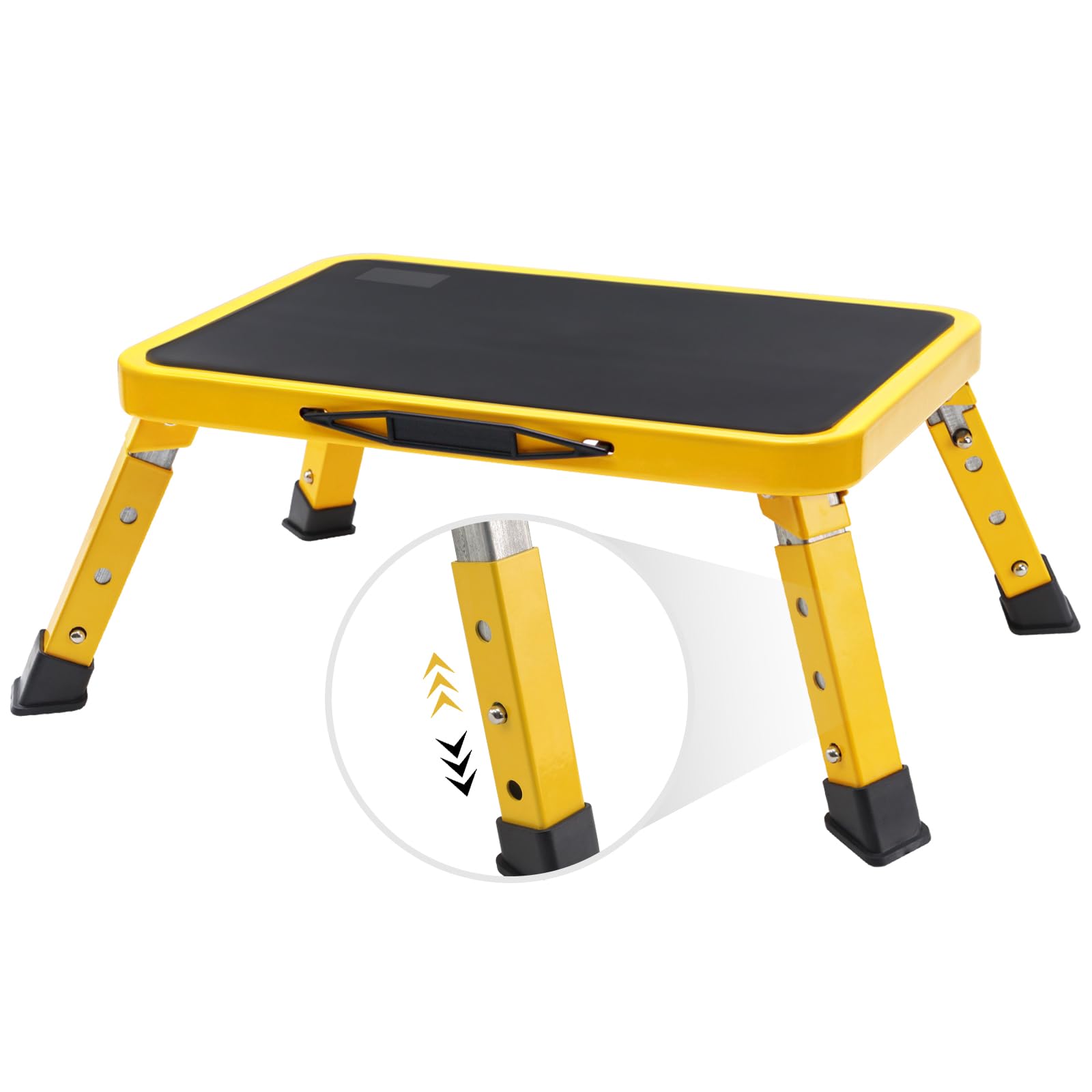 Amazon.com: POVTIMS RV Step Stool, Adjustable Height Aluminum RV Step ...