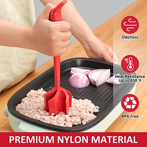 Snapklik.com : Ground Beef Meat Breaker, Upgrade Design 5 Curved Blades ...