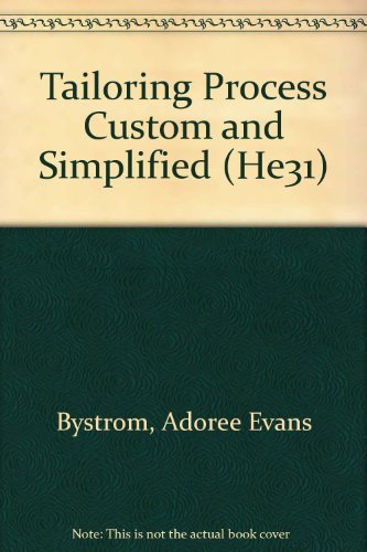 Tailoring Process Custom and Simplified (He31) by Adoree Evans Bystrom ...