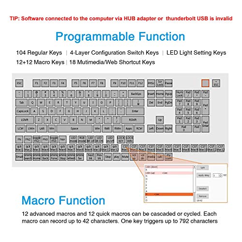 Snapklik.com : Mechanical Numpad Macro Keyboard, 9-Key Numeric Keypad ...