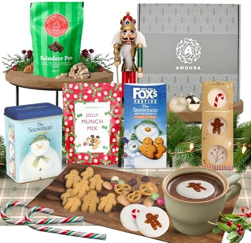 Christmas Hot Chocolate Gift Set With The Snowman Gifts Hot Choc Tin ...