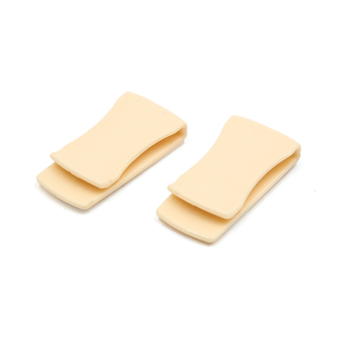 Amazon.com: uxcell a17072400ux0161 2 Pcs Beige Interior Card Clip ...