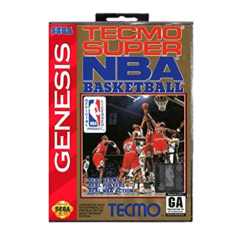 Amazon.com: Royal Retro Tecmo Super Basketball 16 Bit MD Game Card With ...