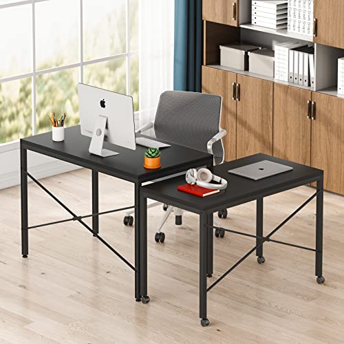 Tribesigns L Shaped Desks For Two Person Double Corner Desks ...